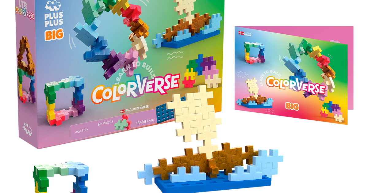 BIG Learn to Build - Colorverse - 60 stk